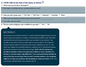 NY Workers Compensation C-3 Form : Injury Attorney